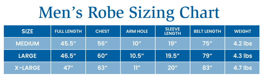 Men's Lightweight Bath Robes